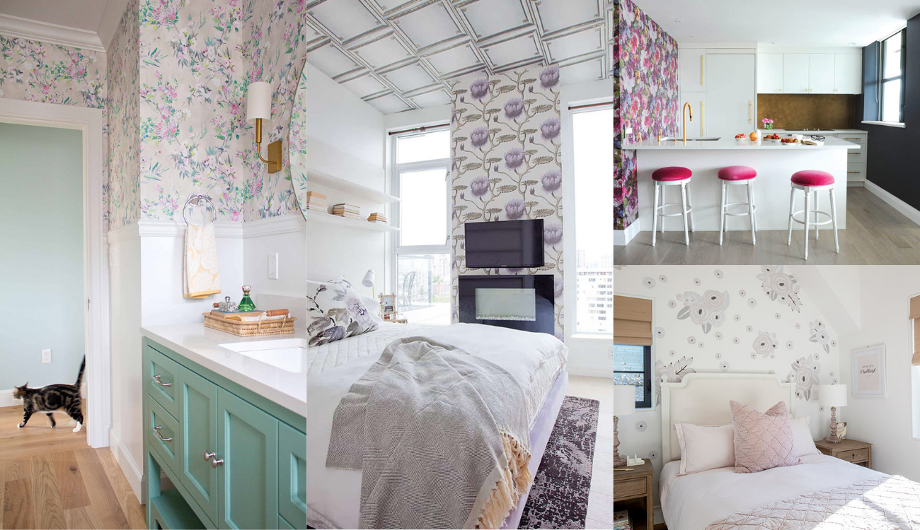 6 Floral Feature Walls That Have Made Us Excited for Spring - Western ...